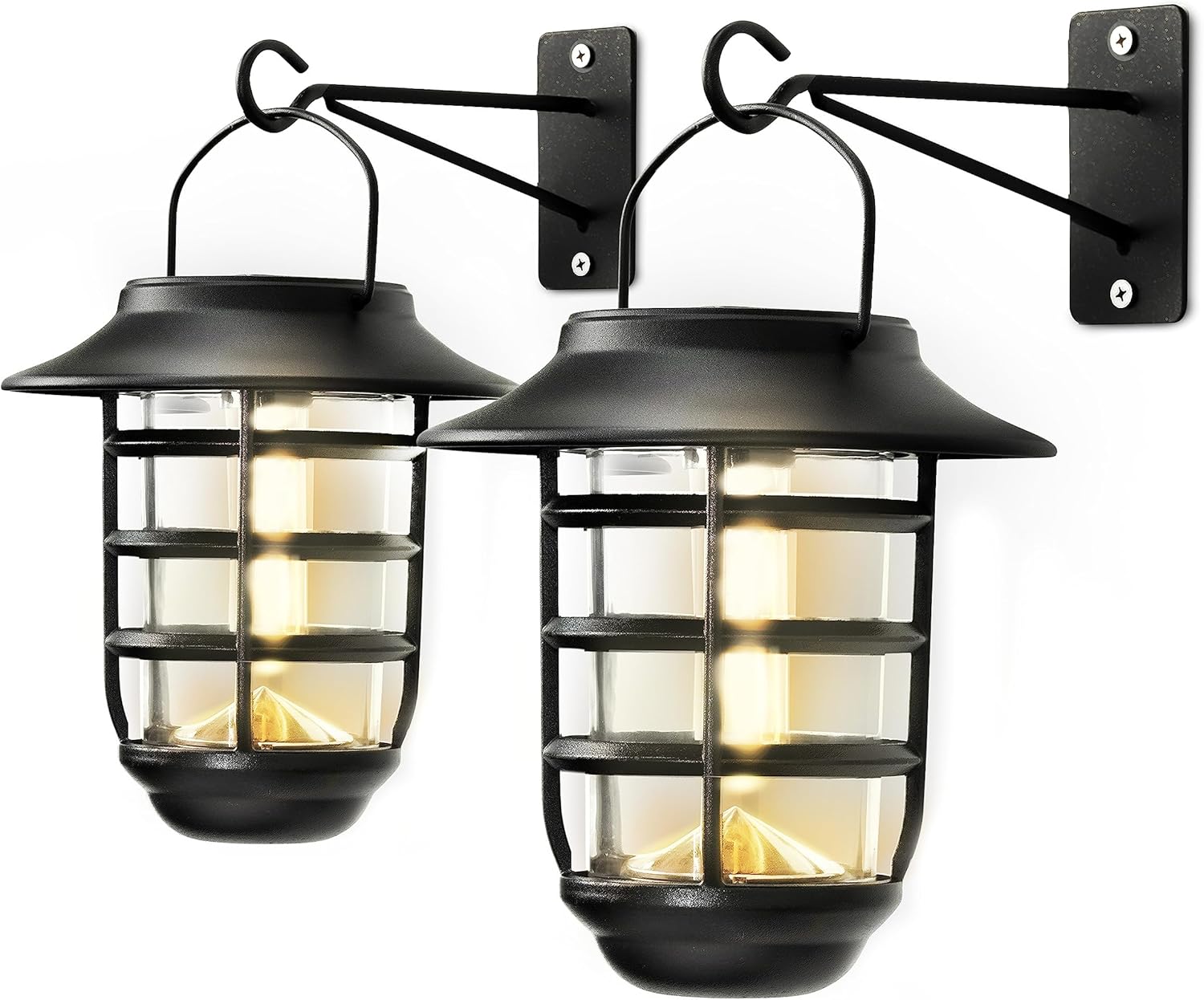 Solar Wall Hanging Lights, No Wiring Required