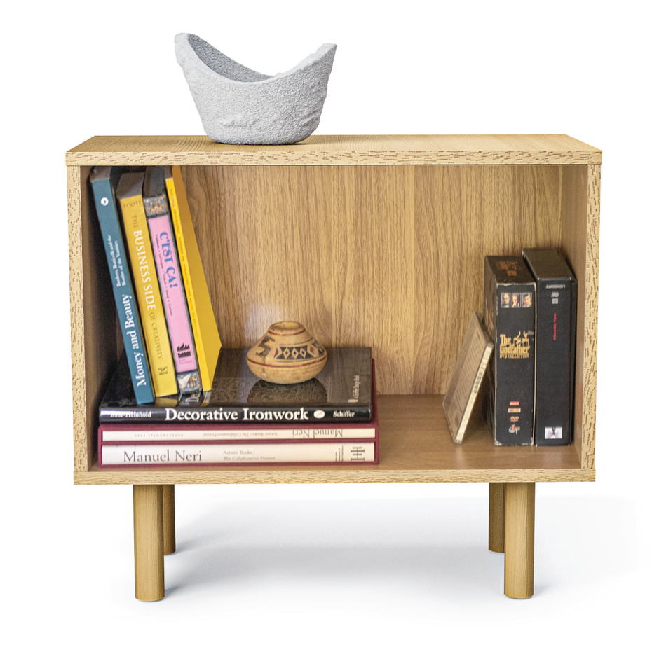 Stackable Storage Cube End Table – Open Design